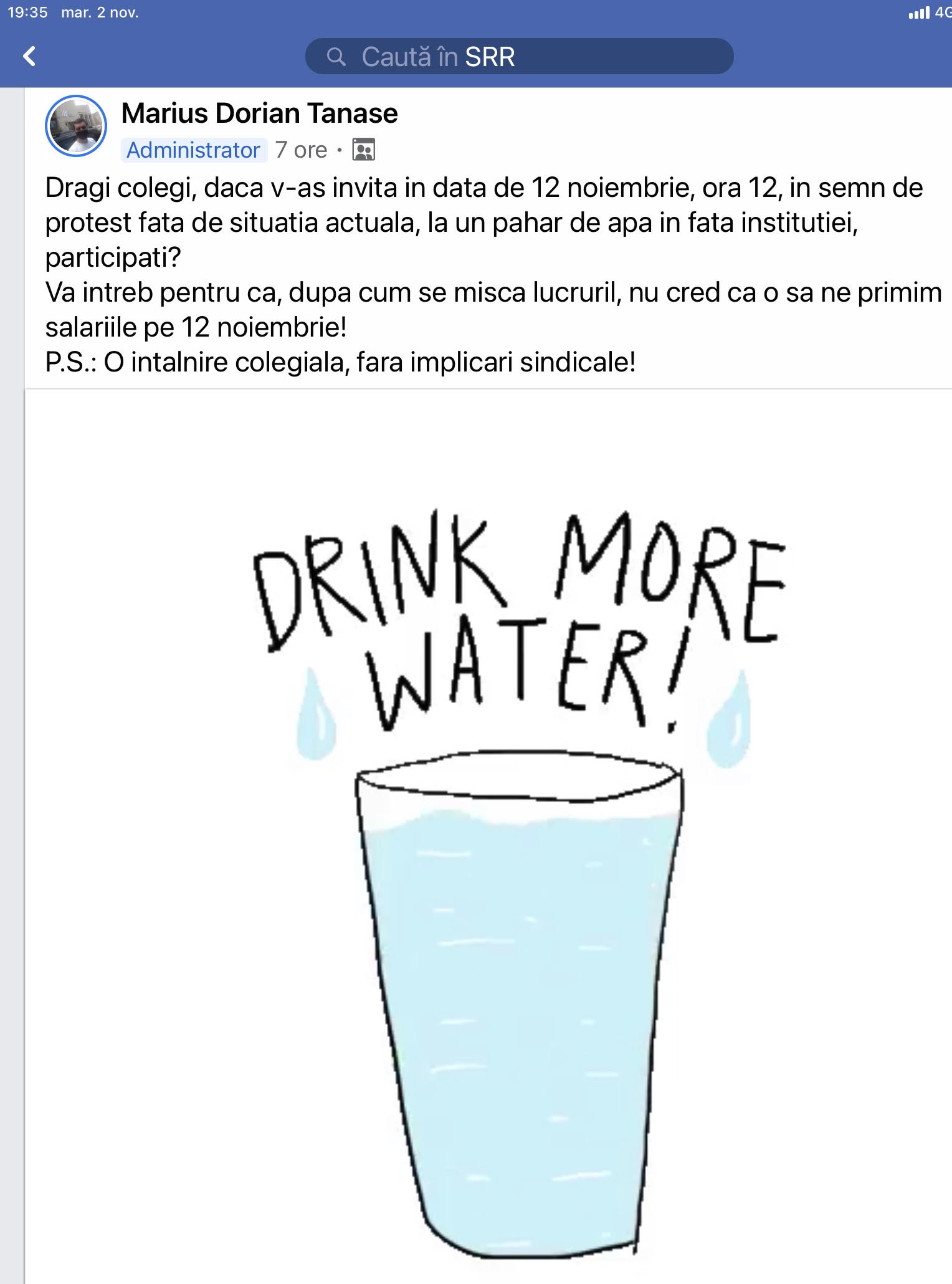 Unii jurnaliști protestează vehement, alții invită la un pahar cu apă ...